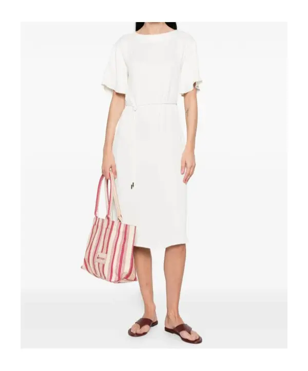 Herno Tie-waist Short-sleeve Dress