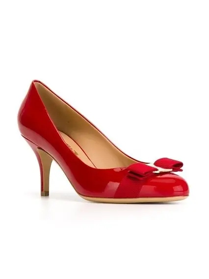 FERRAGAMO Carla High Heels With Bow Detailing