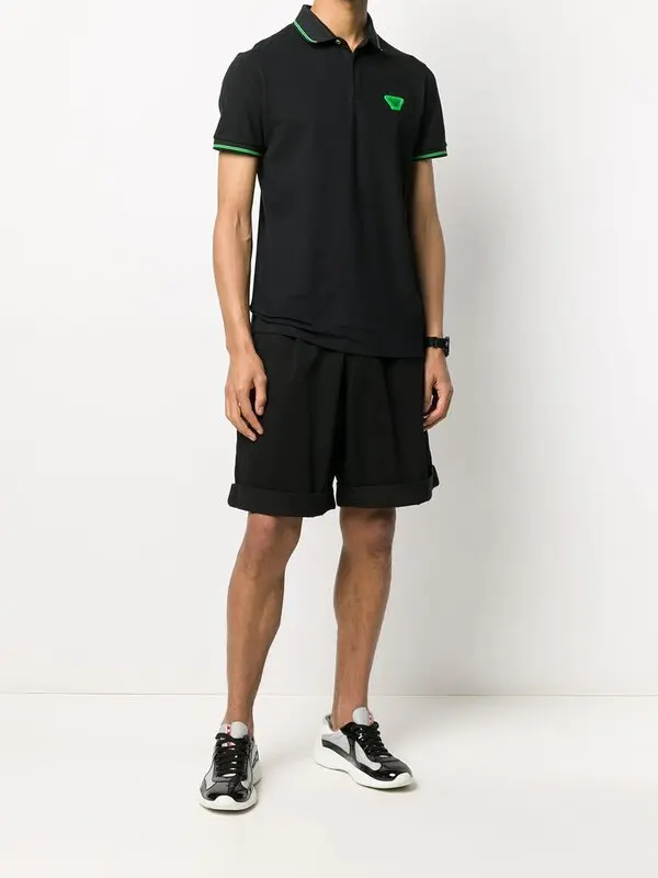 Emporio Armani Logo Decal Short-sleeved Polo Shirt