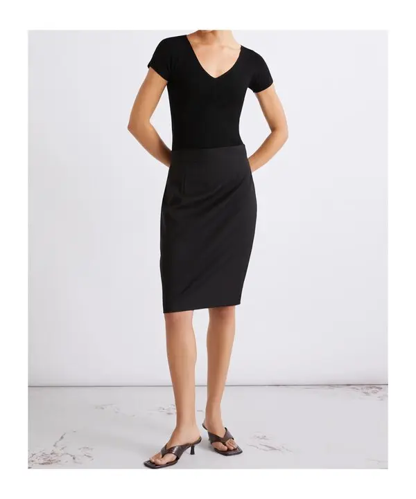 Marella Straight-fit Superfine Pure Wool Skirt