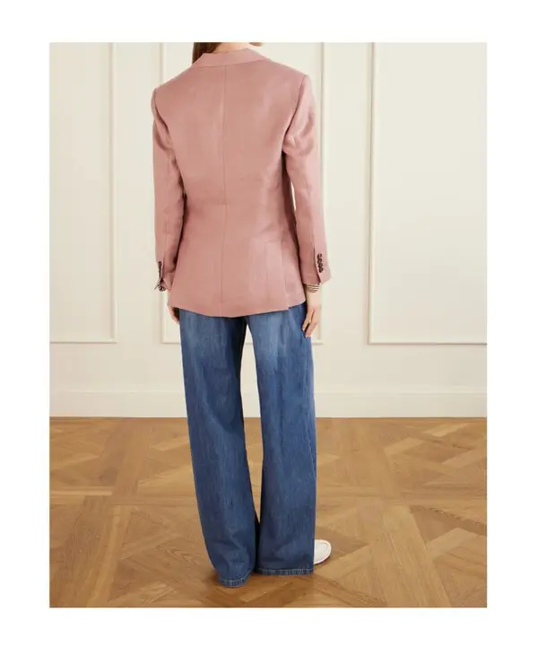 Brunello Cucinelli Long Sleeve Blazer - Pink