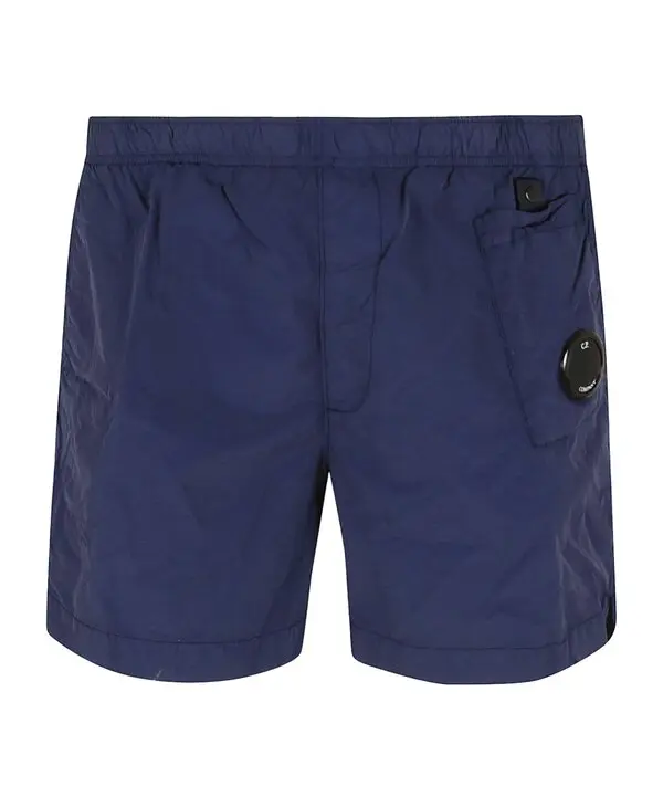 C.P. COMPANY Lens Detail Swim Shorts - Blue