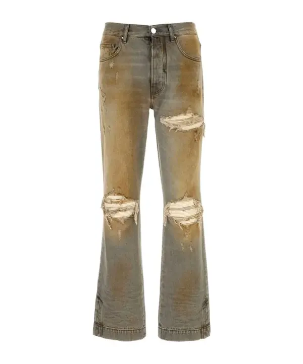 Amiri Belt Loop Jeans - Brown