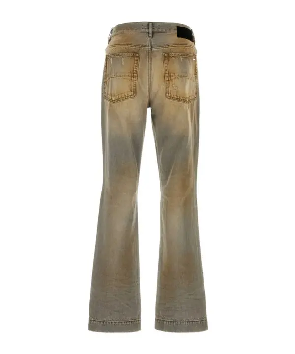 Amiri Belt Loop Jeans - Brown