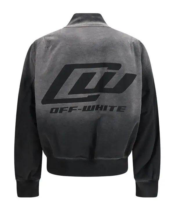 Off-White Gradient Bomber Jacket - Black