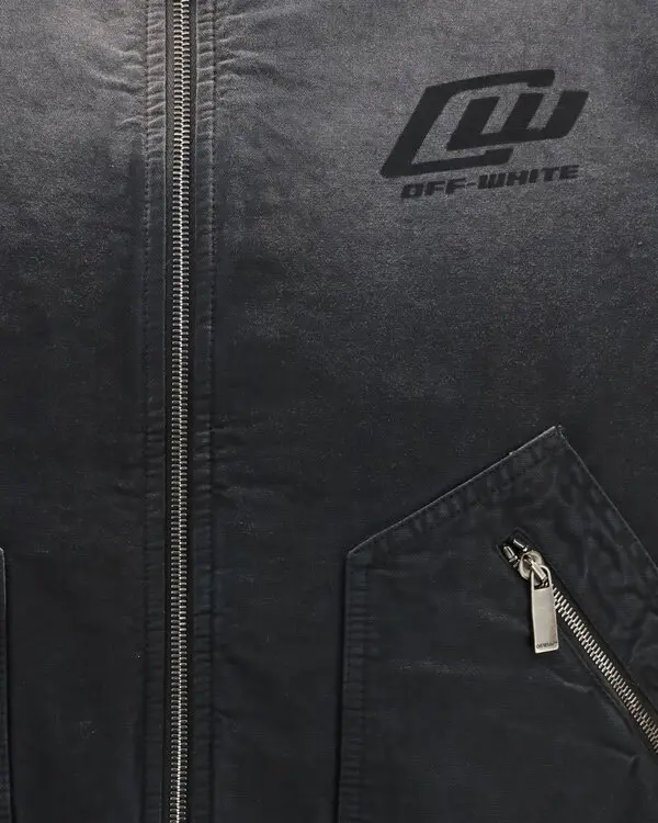 Off-White Gradient Bomber Jacket - Black