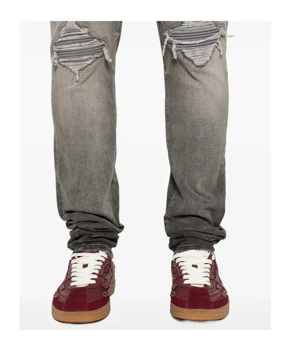 Amiri Belt Loop Jeans With Distressed Design