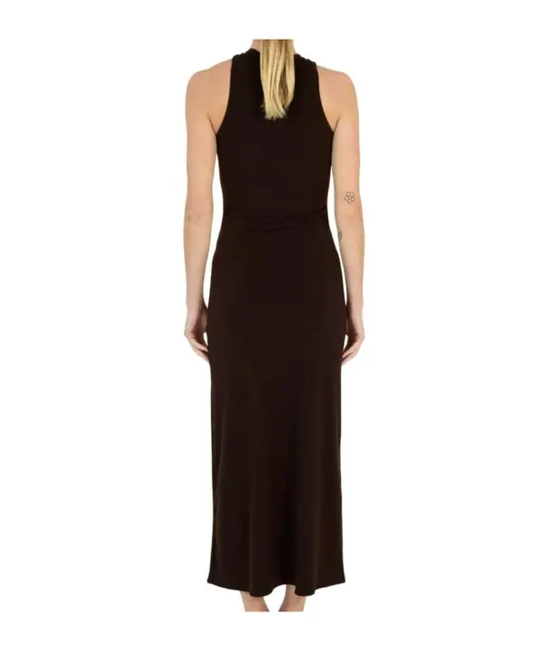 Coperni Halterneck Midi Dress - Black