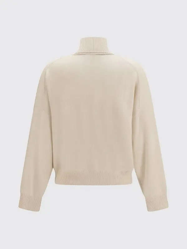 Brunello Cucinelli Long Sleeve High Neck Knitwear - White