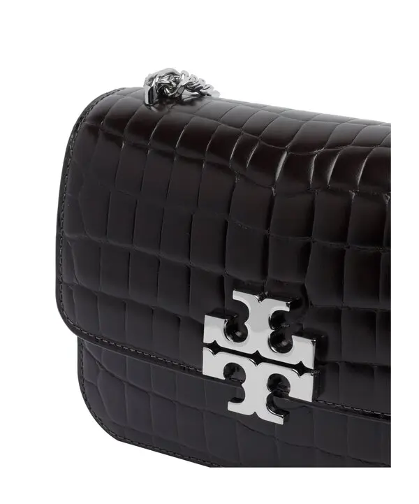Tory Burch Eleanor Logo Shoulder Bag - Black