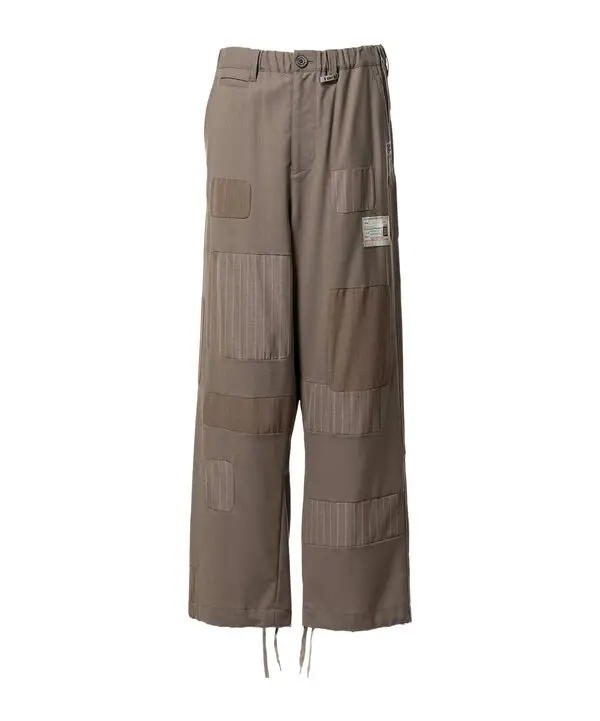Mihara Yasuhiro Wool Repaired Patchwork Pants