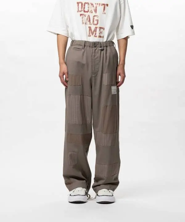Mihara Yasuhiro Wool Repaired Patchwork Pants