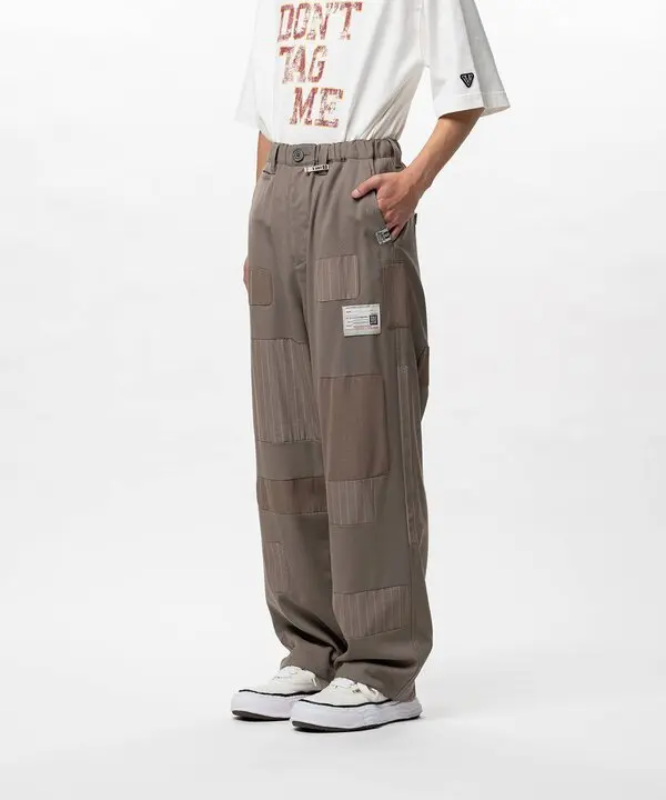 Mihara Yasuhiro Wool Repaired Patchwork Pants
