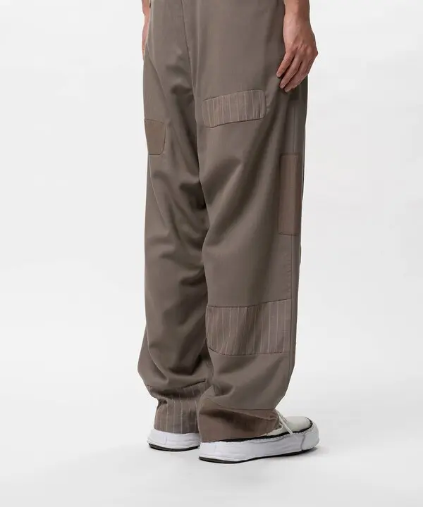 Mihara Yasuhiro Wool Repaired Patchwork Pants