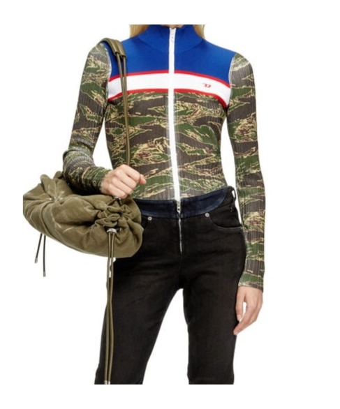 DIESEL® M-camut Campo Zipped Cardigan