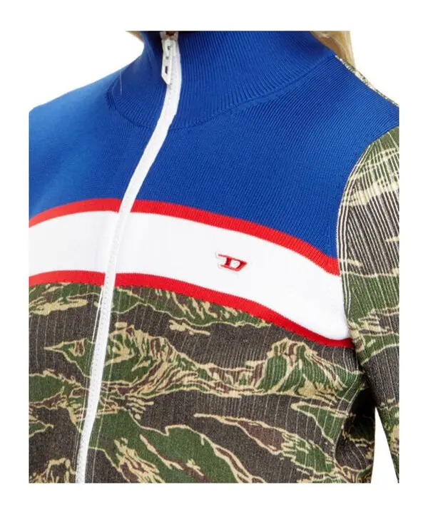 DIESEL® M-camut Campo Zipped Cardigan