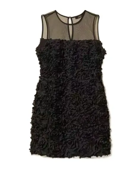 TWINSET Floral Tulle Mini Dress