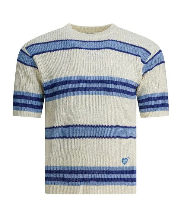 HUMAN MADE Striped Short-sleeve Knitwear