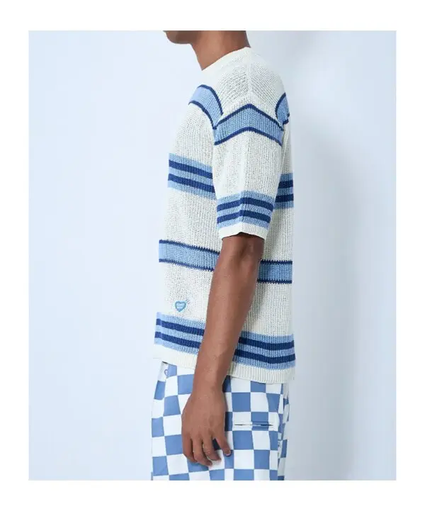 HUMAN MADE Striped Short-sleeve Knitwear