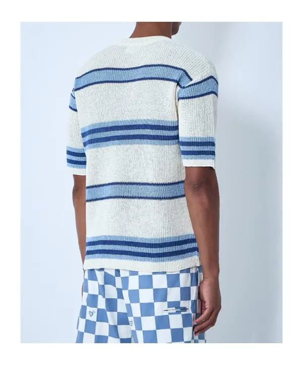 HUMAN MADE Striped Short-sleeve Knitwear