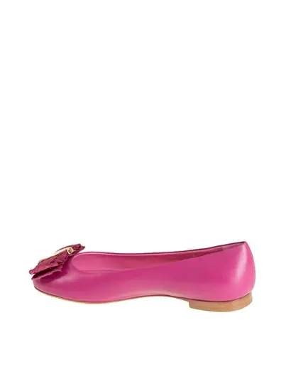 FERRAGAMO Elinda Series Bow Detailed Flats
