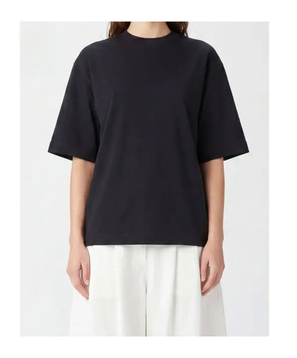Jacquemus Round Neck Ventadou Jersey T-shirt - Black