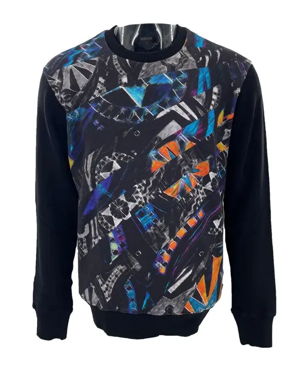 Just Cavalli Graphic Print Long Sleeve Hoodie