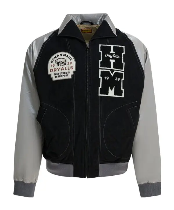 HUMAN MADE Varsity Bomber Jacket With Sagara Patches