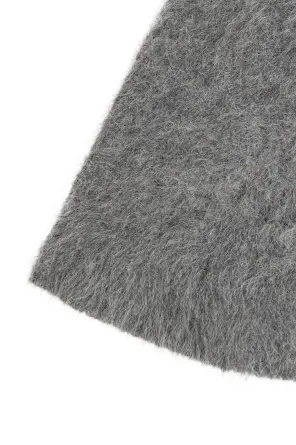 TOTEME Ribbed Funnel Neck Warmer - Gray