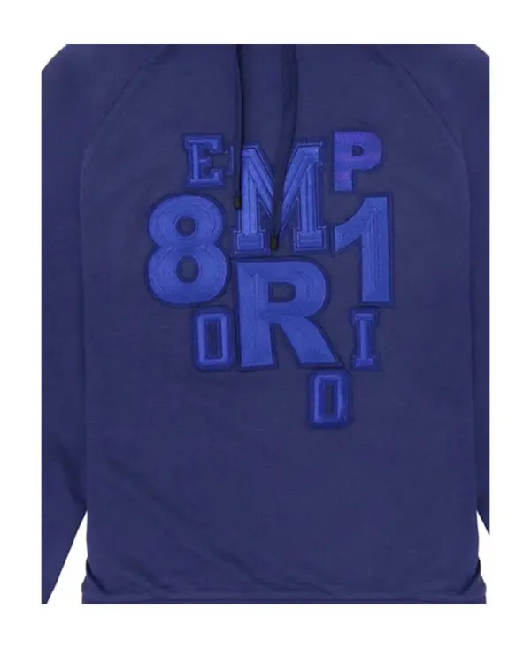 Emporio Armani Embroidered Logo Hoodie