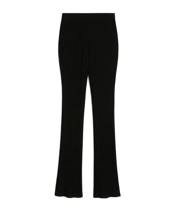 Max Mara Ribbed Pleated Trousers