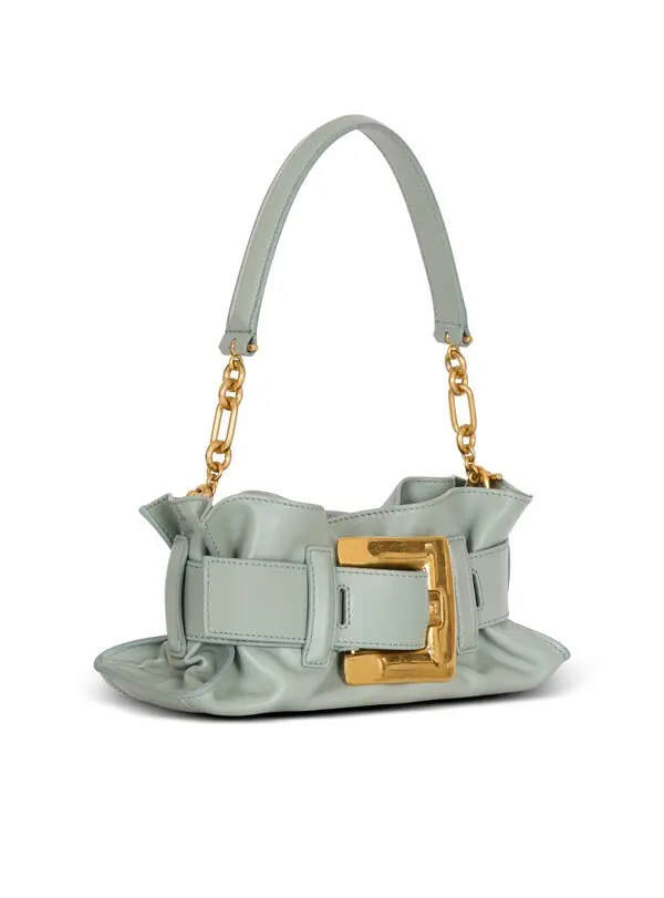 Balmain Mini Anthem Bag In Calfskin Leather