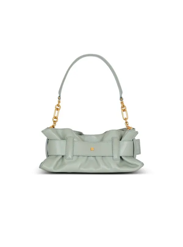 Balmain Mini Anthem Bag In Calfskin Leather