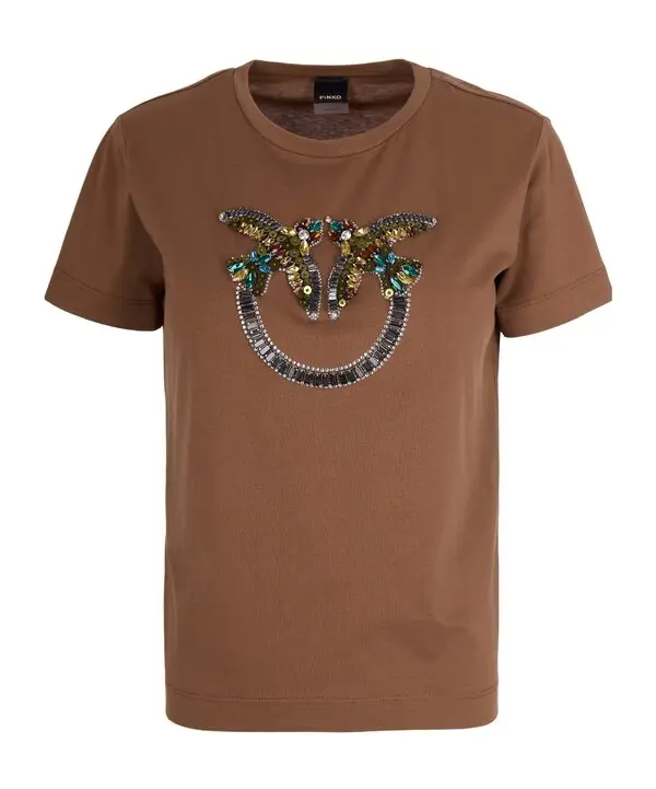 Pinko Embellished Logo T-shirt