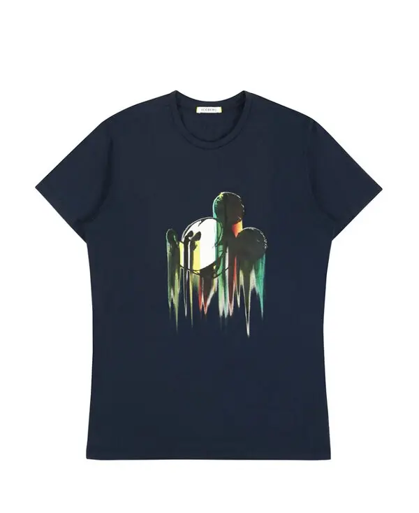 Iceberg Logo T-shirt - Black