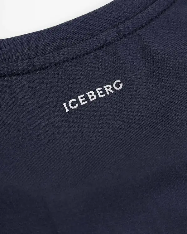 Iceberg Logo T-shirt - Black