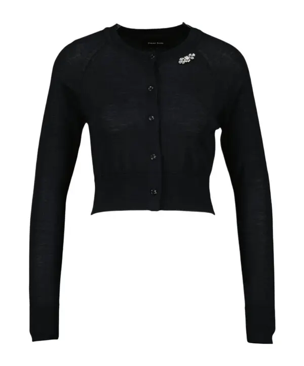 Simone Rocha Embellished Cropped Cardigan