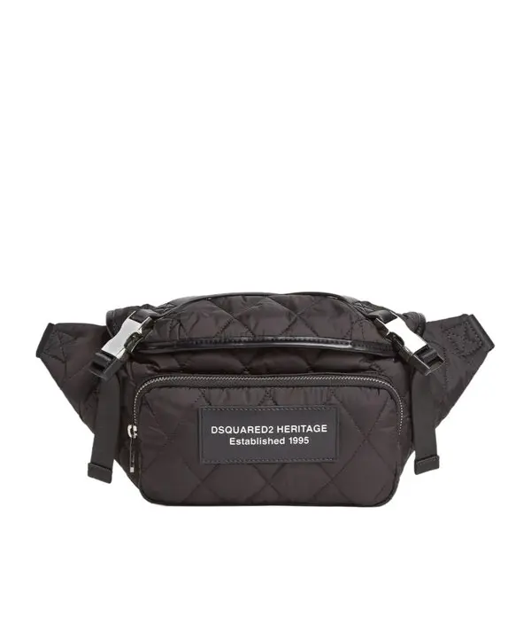 Dsquared2 Quilted Belt Bag - Black