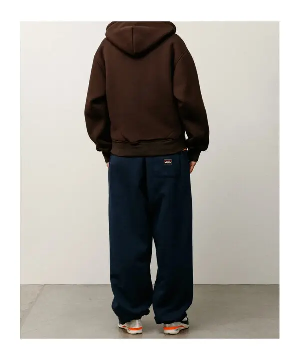 StÜssy Sherpa Lined Zip Up Hoodie - Brown