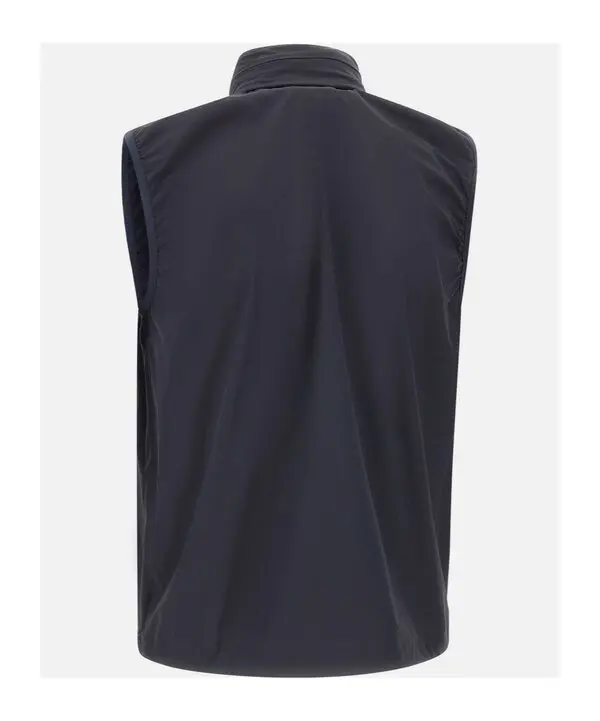 Aspesi Zip-up Hooded Vest - Black