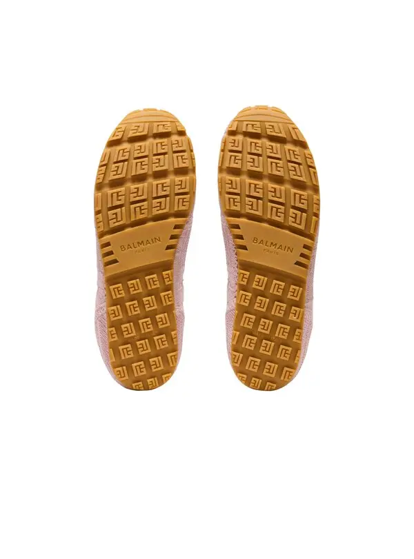 Balmain Racer 45 Macramé Trainers - Pink