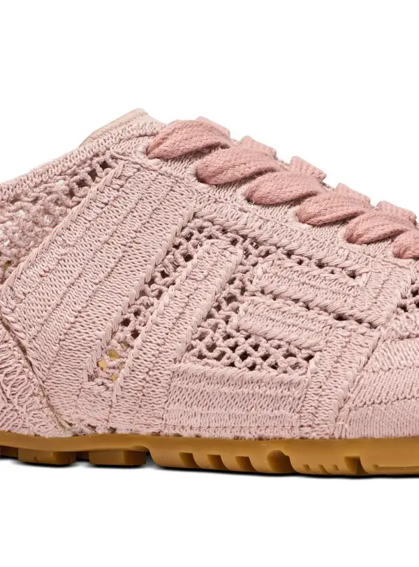 Balmain Racer 45 Macramé Trainers - Pink