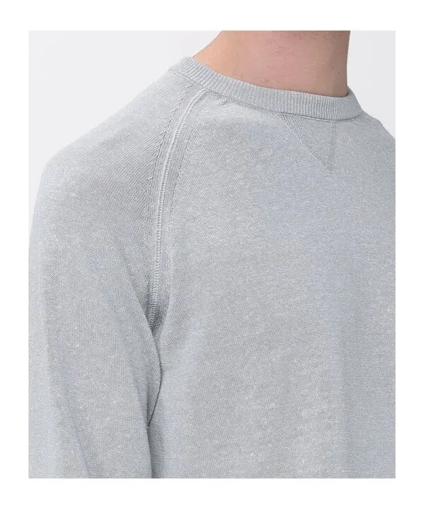 Eleventy Long Sleeve Pullover Sweater - Gray