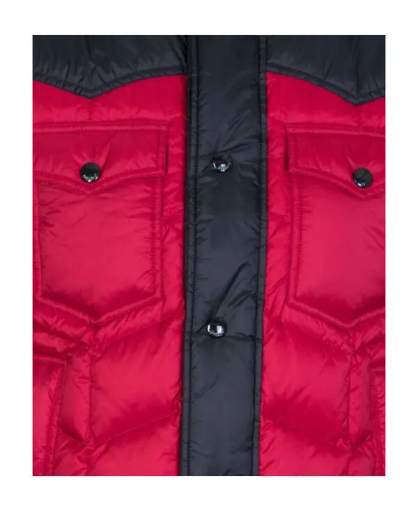 Just Cavalli Sleeveless Down Vest With Stand Collar