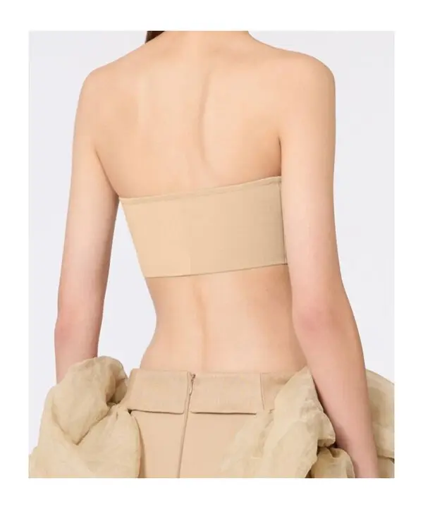Max Mara Bandeau Bra - Camel