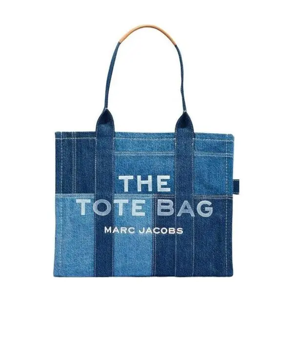 Marc Jacobs Denim Large Tote Bag - Blue