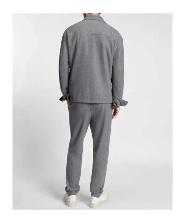 Hugo Boss Long Sleeve Casual Jacket With Snap-button Fastening