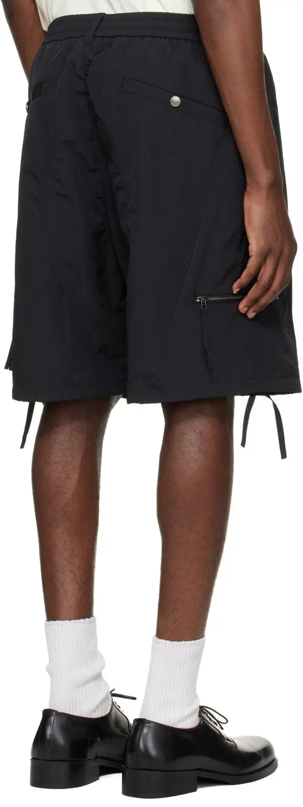 WOOYOUNGMI Drawstring Cargo Shorts