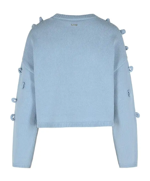 J.W.ANDERSON Jw Anderson Cropped Loop Jumper - Blue