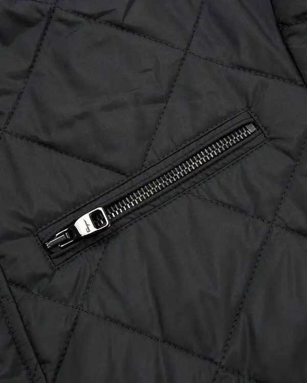 FERRAGAMO Quilted Stand Collar Jacket